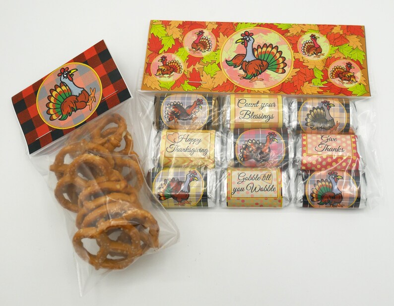 INSTANT DOWNLOAD Turkey Thanksgiving Goodie Bag Toppers - Etsy