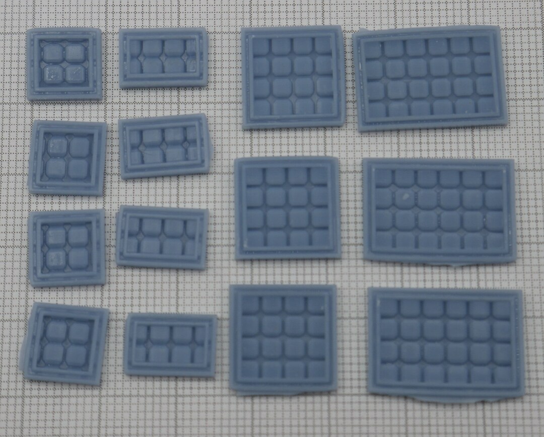 Padded Plates - Resin Bits for Use With Warhammer, 40K, D&D, Rpgs ...