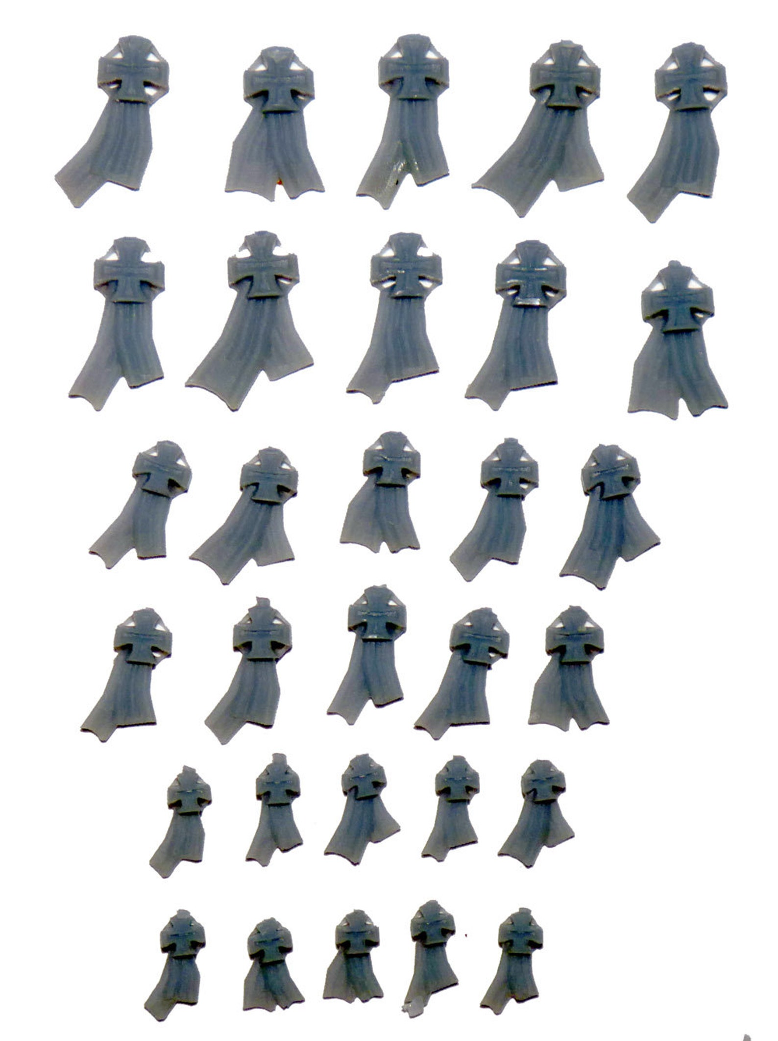 Ribbon Seals - Iron Cross- Resin Bits for Use With Warhammer, 40K, D&D ...