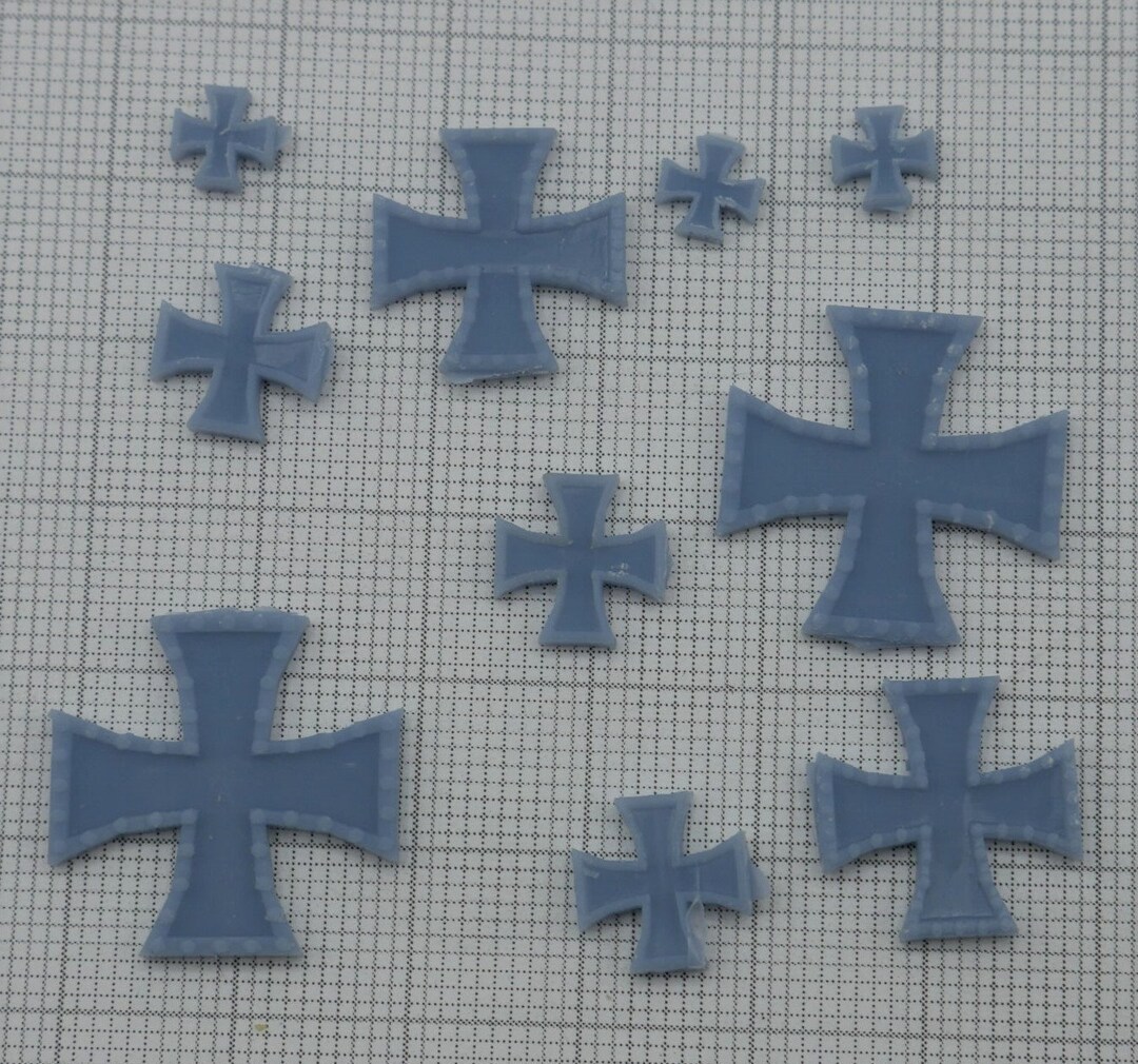 Iron Cross - Reinforced Bolted Crosses- Resin Bits for Use With ...