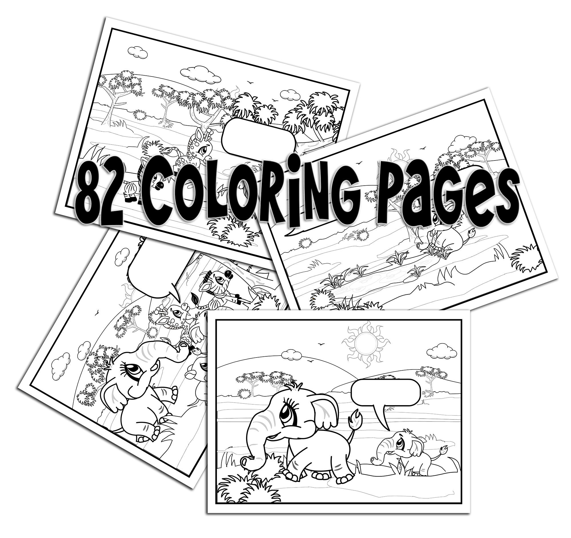 Hide And Seek Coloring Pages