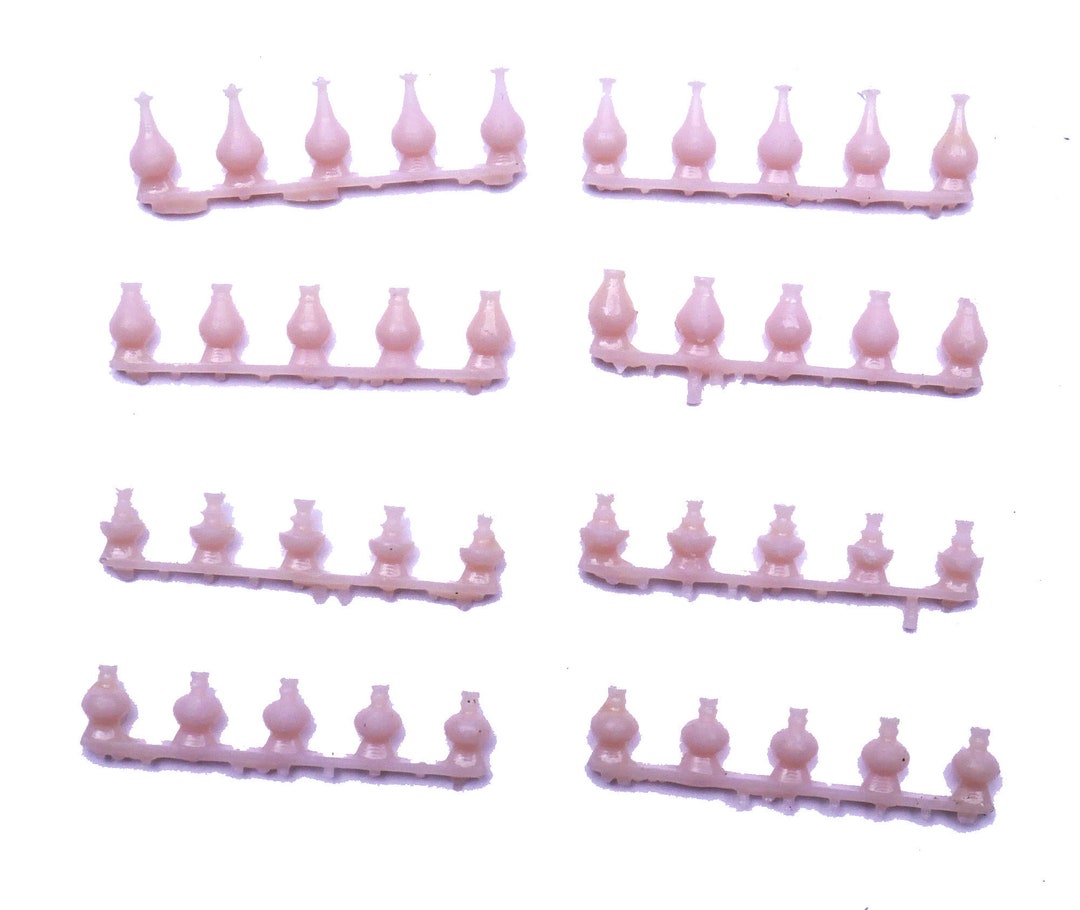 Potion Bottles Opaque Pink - Mini - Resin Bits for Use With Warhammer ...