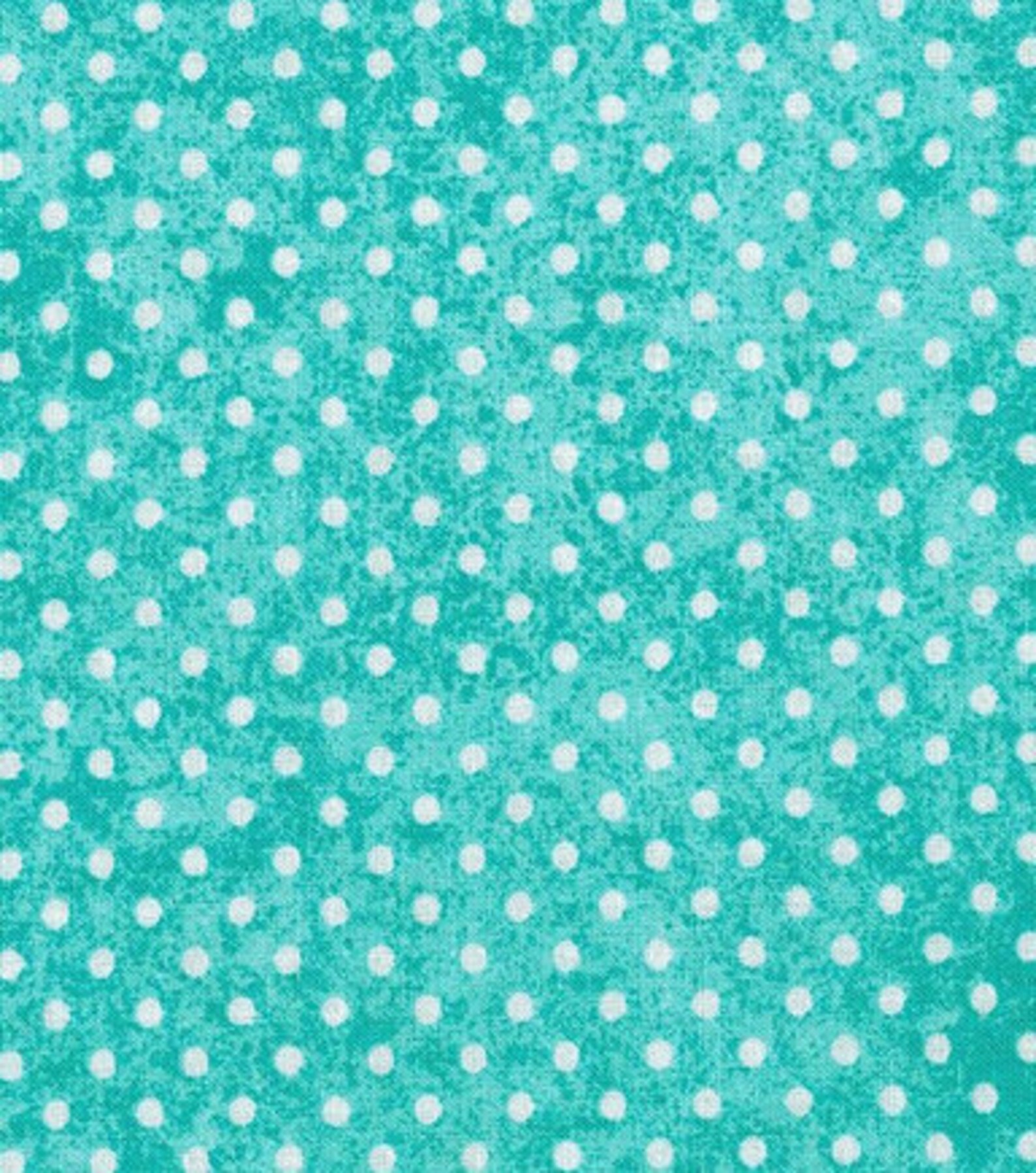 Turquoise Texture Polka Dots 100% Cotton Fabric in Fat - Etsy