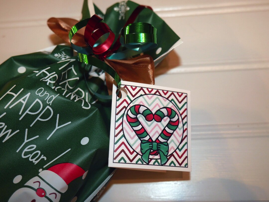 Candy Cane Tags Printable