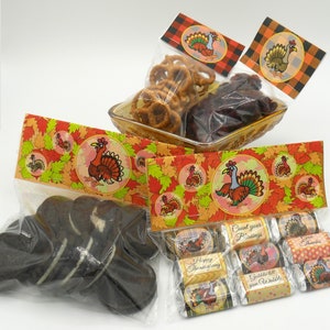 INSTANT DOWNLOAD Turkey Thanksgiving Goodie Bag Toppers - Printable ...