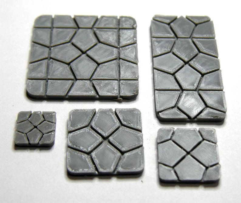 Pentagon Mosaic Bases: 40mm Cavalry 25mm 20mm 13mm - Bits for Use With ...