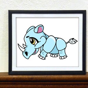 INSTANT DOWNLOAD Baby Boy Safari Animal Set Digital Wall Art - Etsy