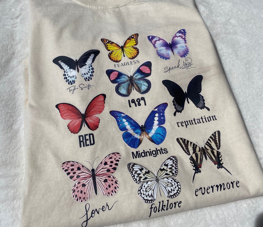 Taylor Swift Butterfly Tee/ Taylor Swift Eras /swiftie/ - Etsy