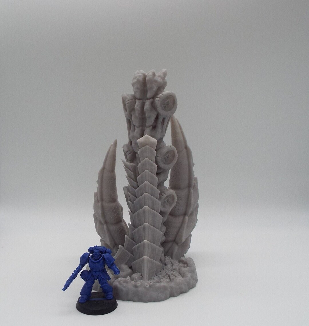 Large Biomass Spire-28mm Alien Hive World Scenery Sci-fi Tabletop ...