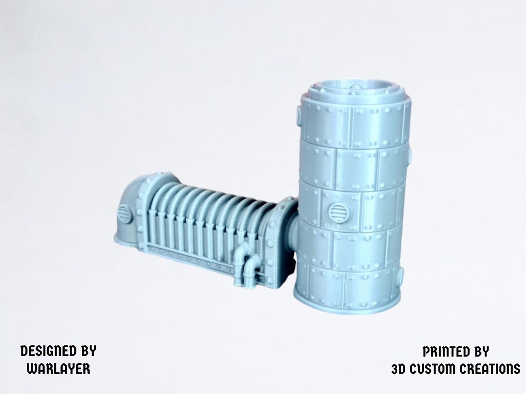 Silo With Generator Futuristic, Sci-fi & Urban Terrain for Tabletop ...