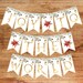 Merry Christmas Bunting Banner Printable PDF - Etsy