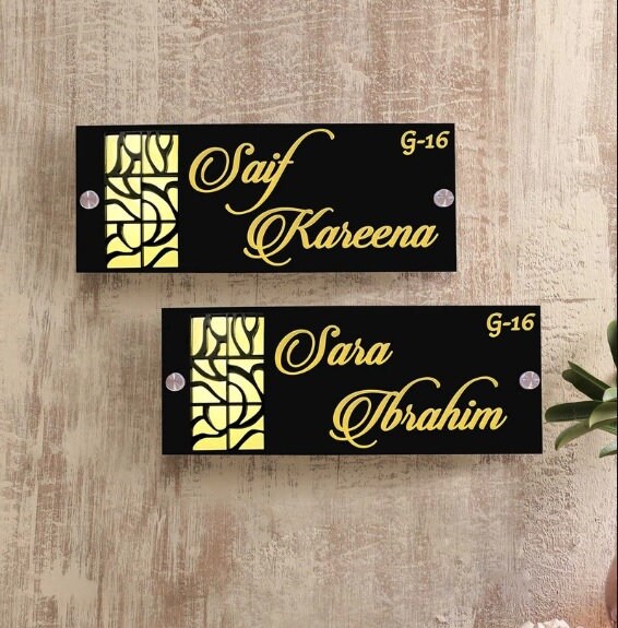 Name Plate Designs For House