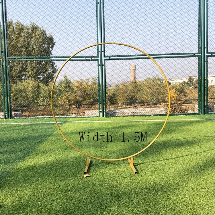 Сircle Wedding Arch Wedding Round Arch Ceremony Wedding Arch - Etsy UK