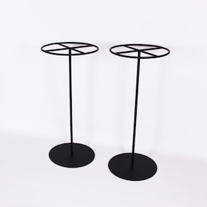 Wedding Table Stands Wedding Table Decor Ceremony Wedding Arch Black ...