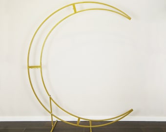 Moon Wedding Arch Wedding Ceremony Wedding Arch Decor Gold | Etsy