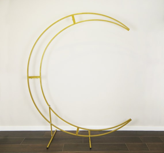 Moon Wedding Arch Wedding Ceremony Wedding Arch Decor Gold - Etsy