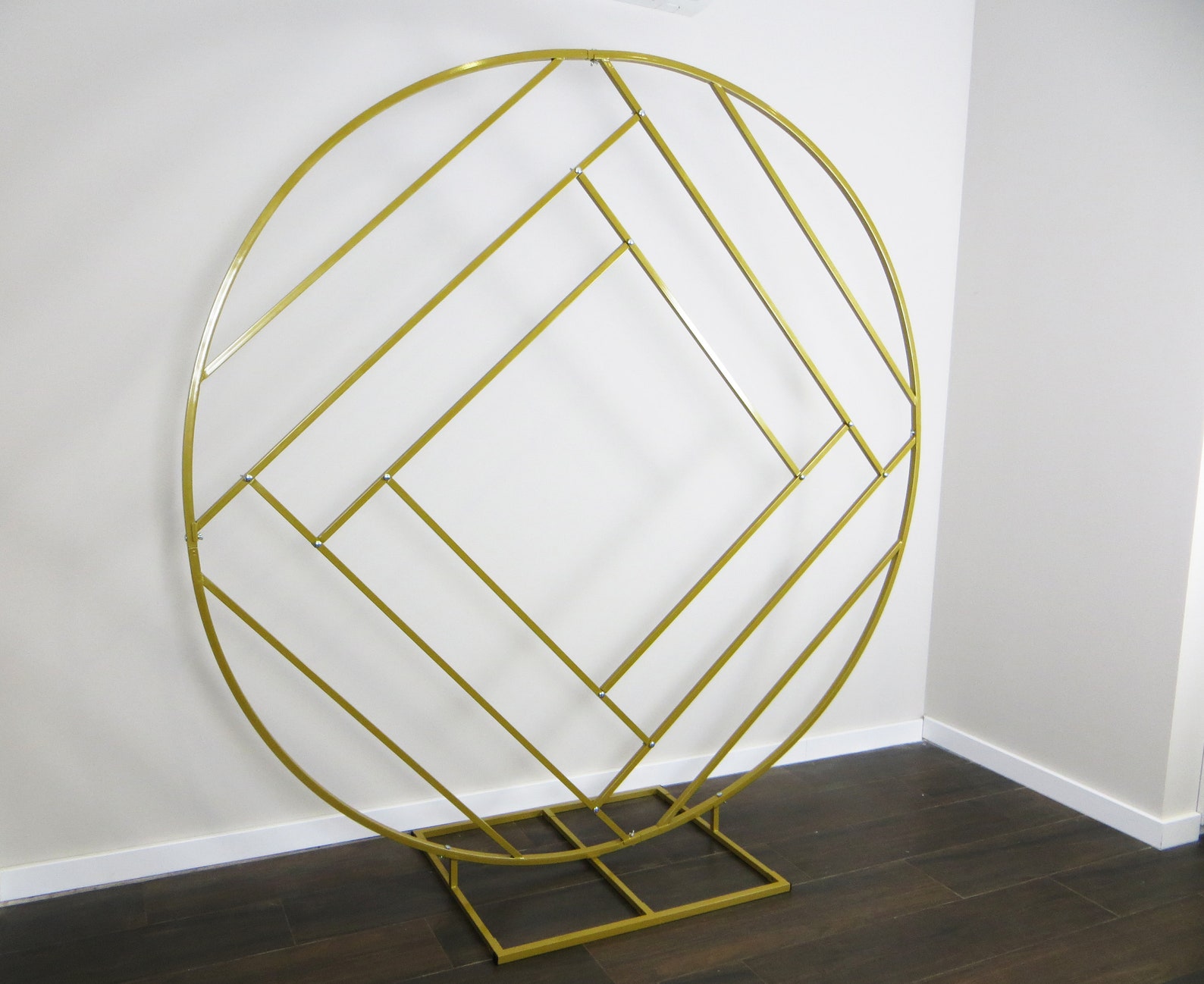 NEW Сircle and Rhomb Wedding Arch Wedding Double Round Arch - Etsy