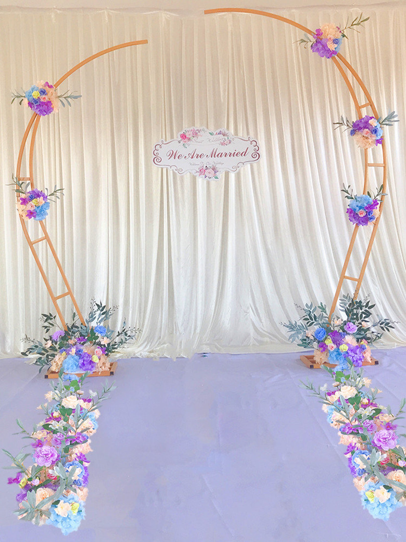 Heart Wedding Arch Moon Gate Wedding Stage Ceremony Wedding - Etsy Canada