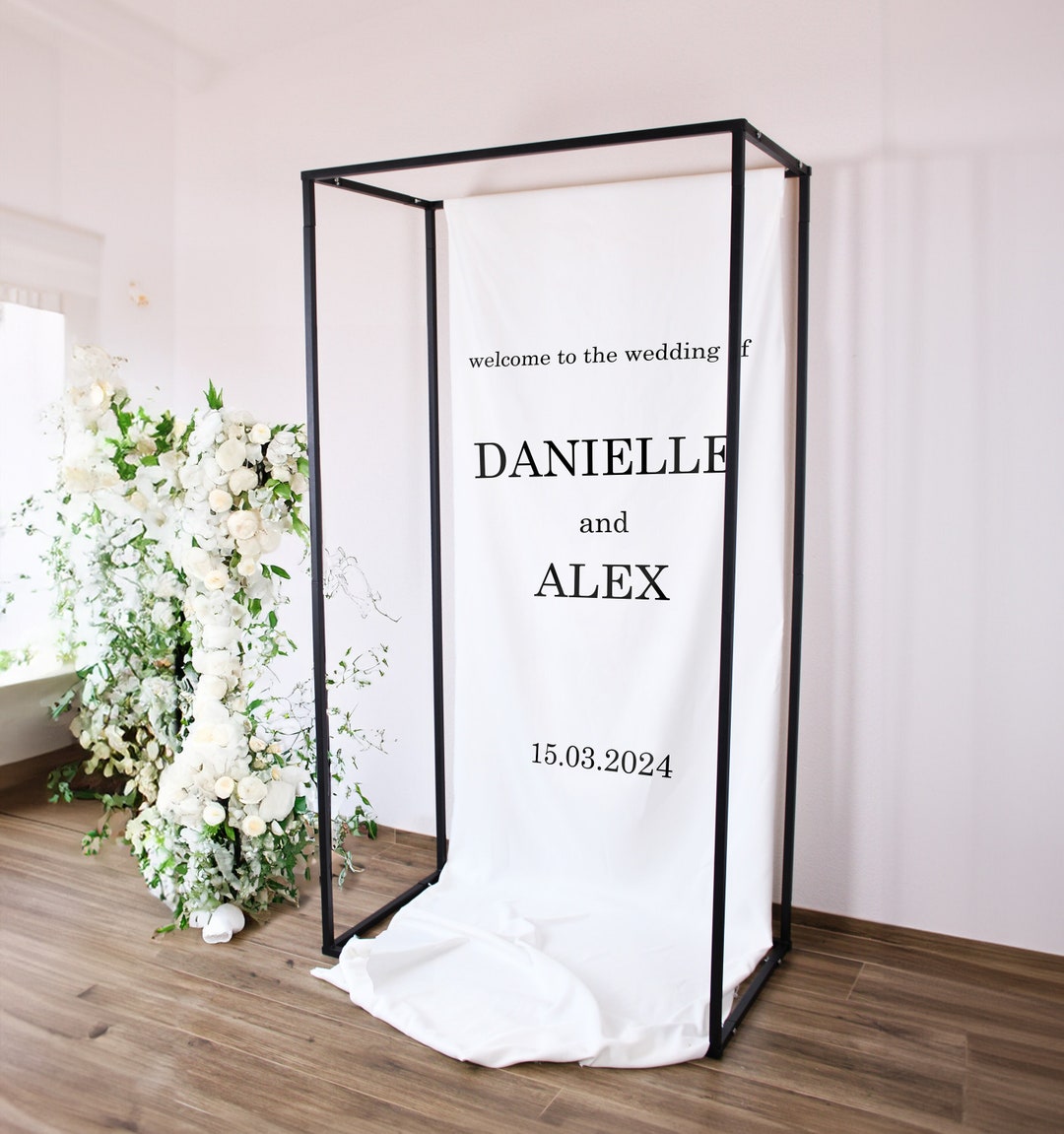 Wedding Metal Stand Wedding Background Wedding Layout of Sits (white ...
