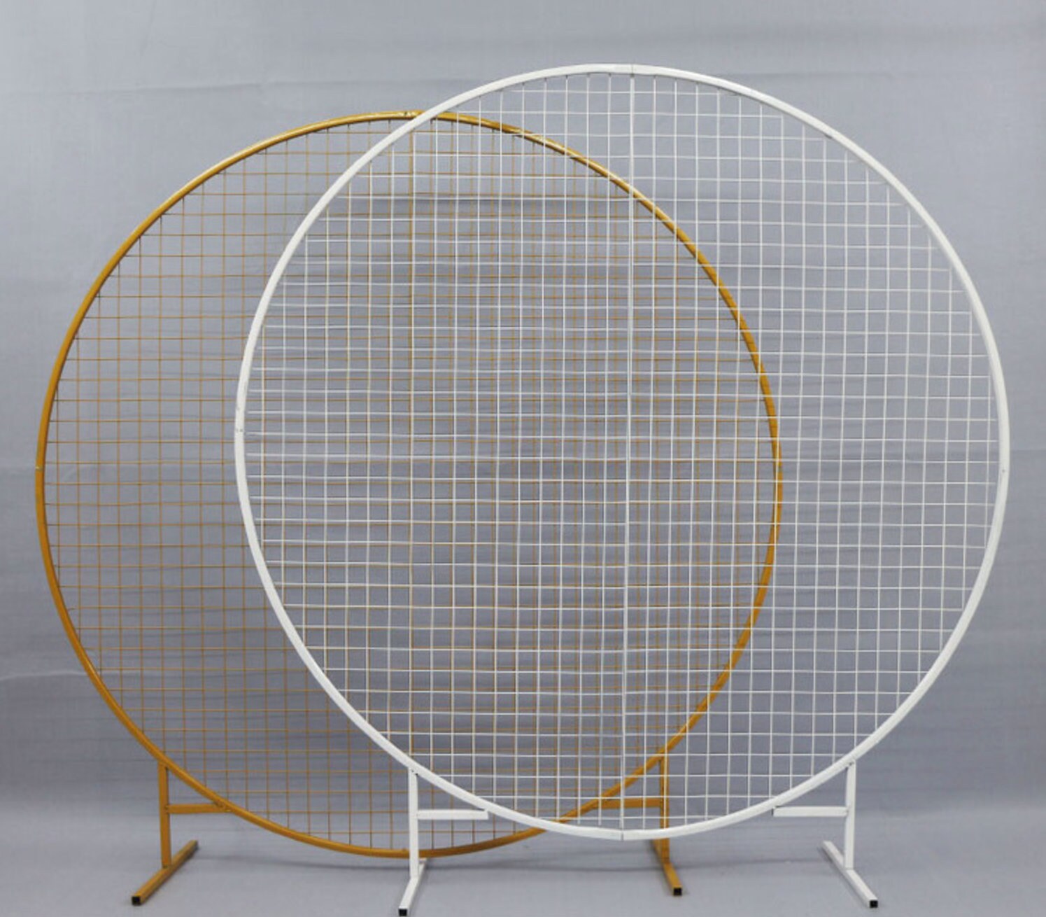 Сircle Wedding Grid Iron Arch Wedding Round Arch Ceremony - Etsy Canada