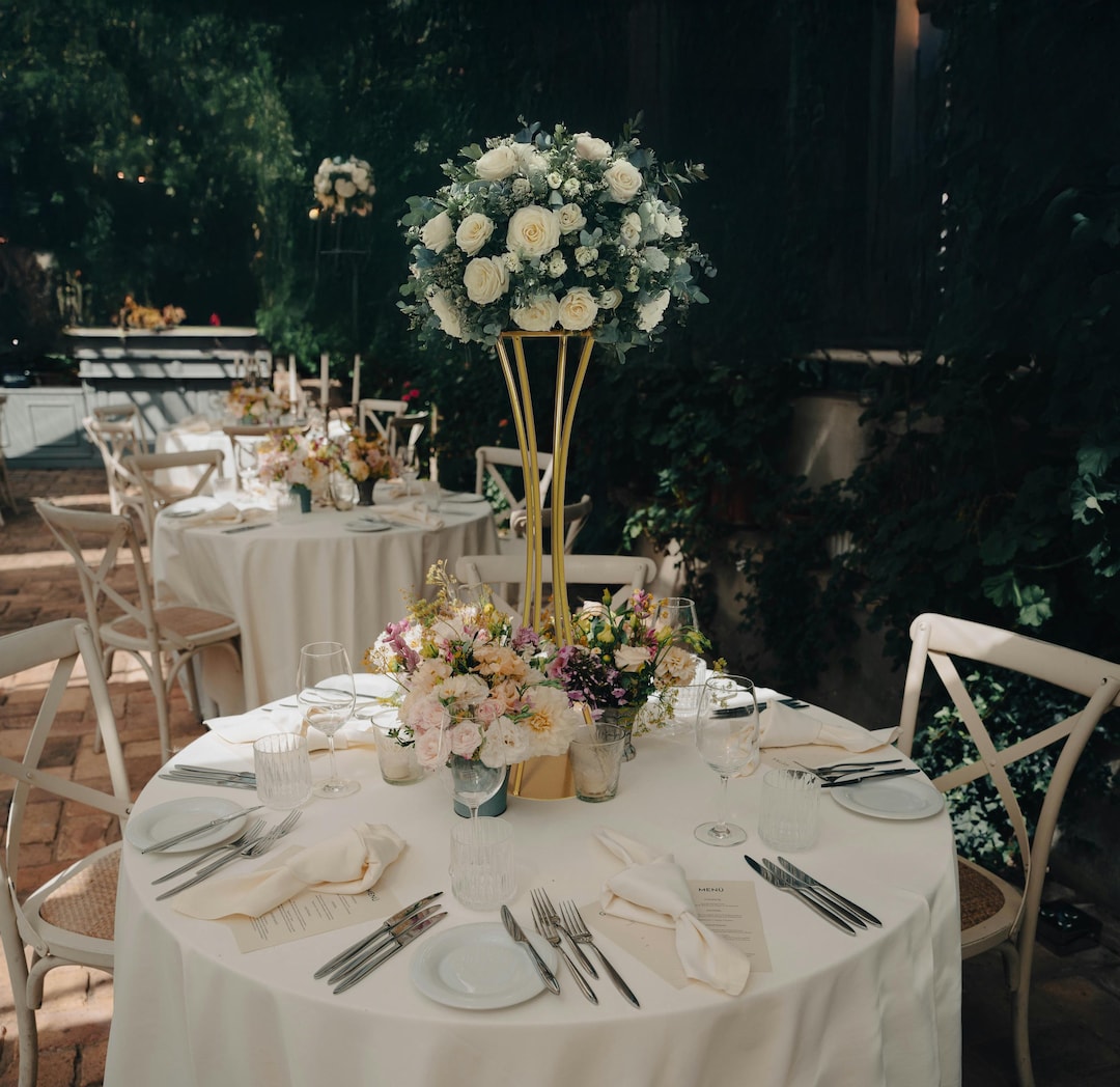 Wedding Table Stands Wedding Decoration Ceremony Wedding Arch Gold ...