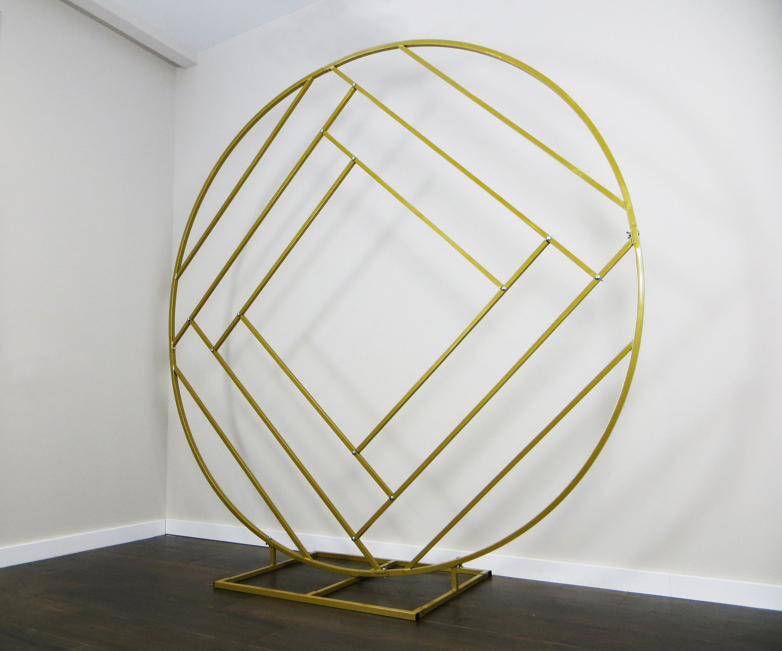 NEW Сircle and Rhomb Wedding Arch Wedding Double Round Arch - Etsy