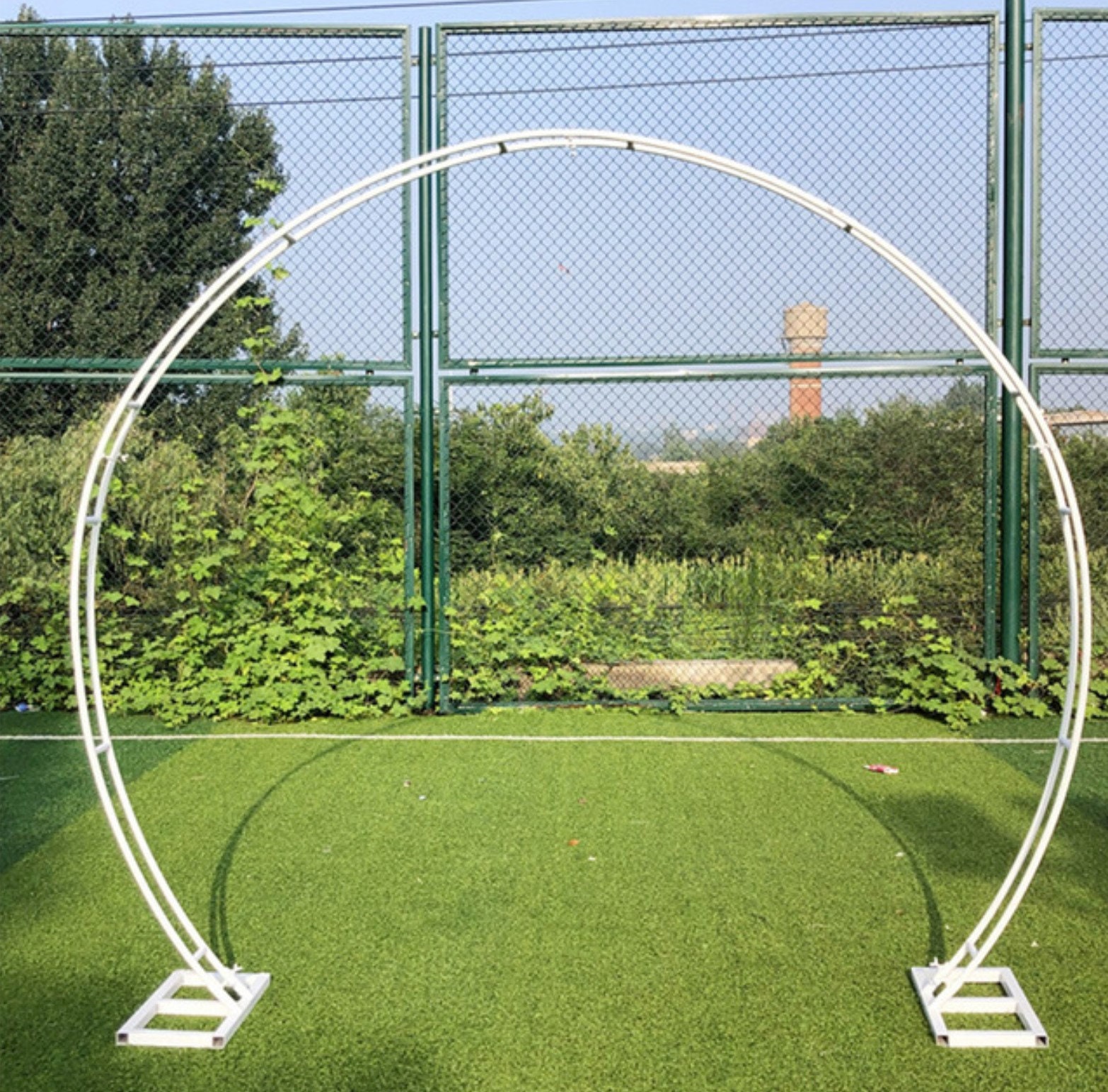 New Double Passable Metal Arch Metal Round Wedding Arch Etsy