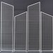 NEW. Metal Grid Screen Decoration Wedding Background white - Etsy