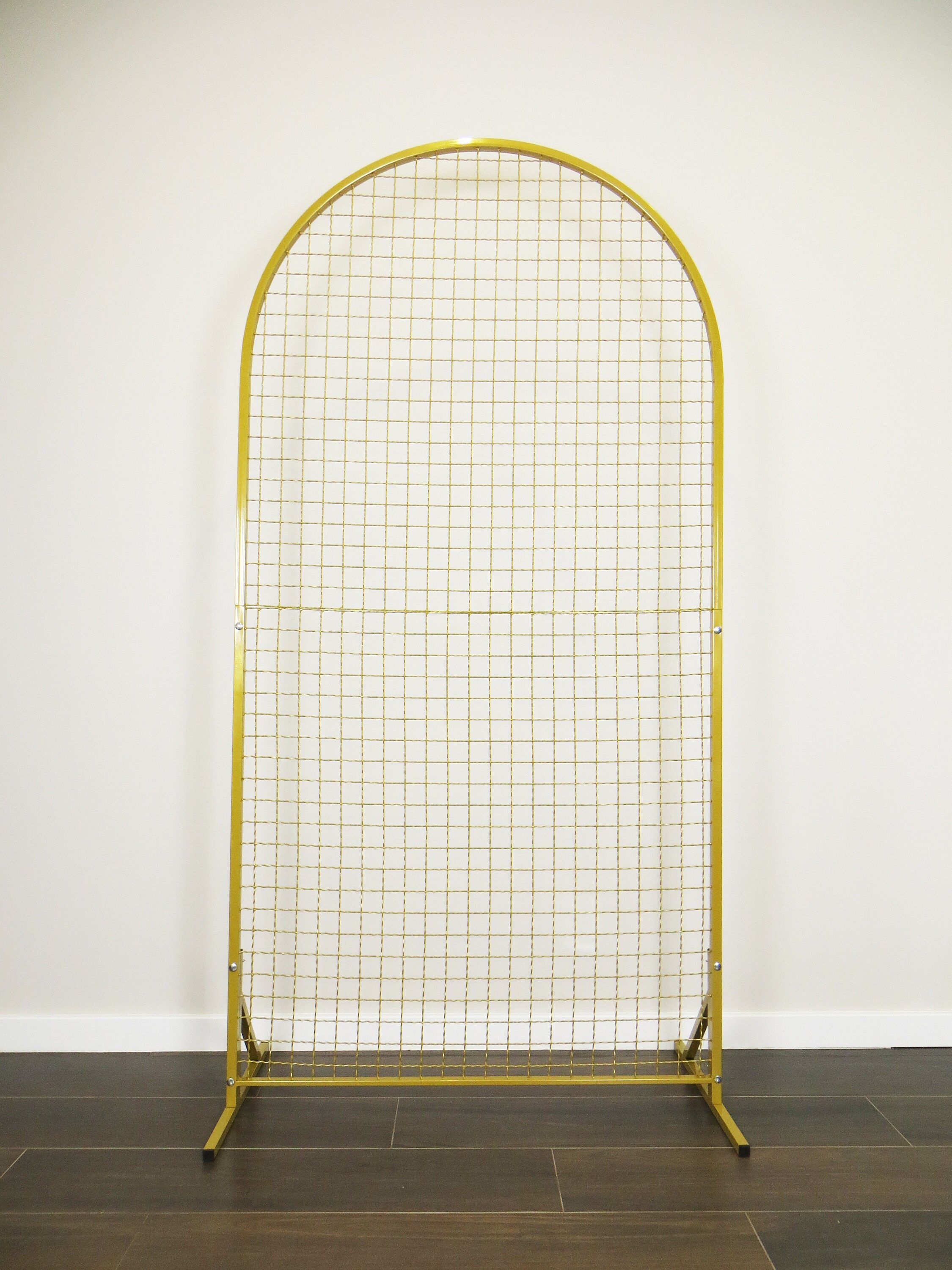 Oval Wedding Arch With Grid, Metal Wedding Arch, Wedding Arch, Ceremony ...