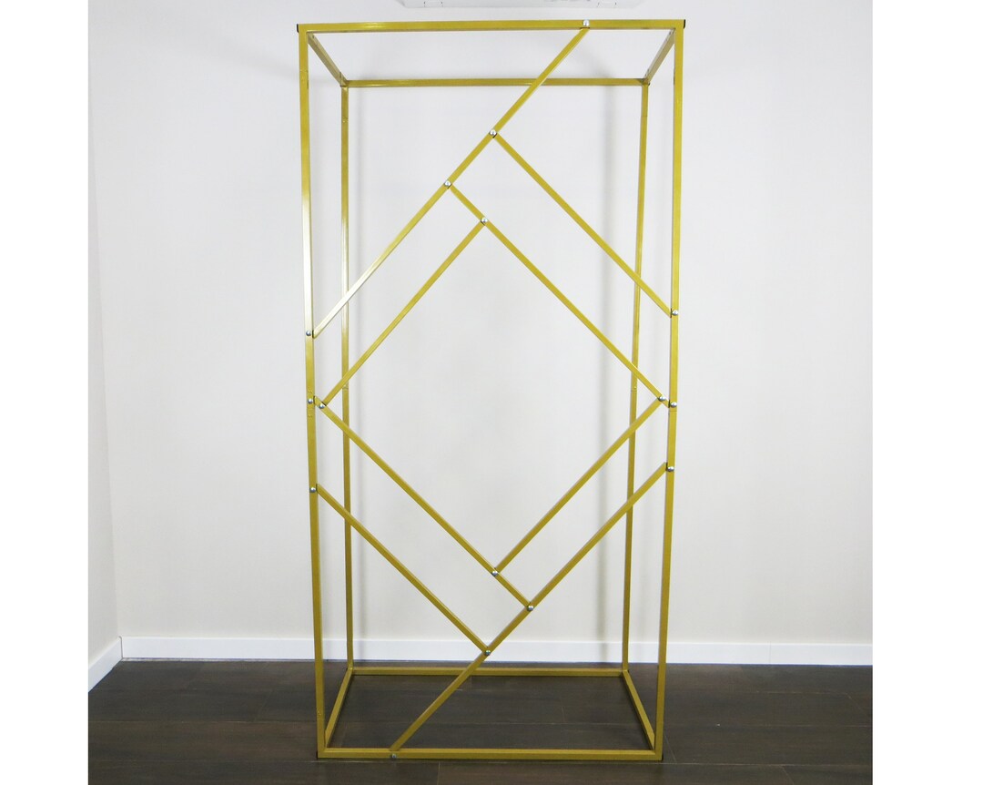 2 in 1 Wedding Stand With Rhomb Wedding Background Wedding Layout of ...