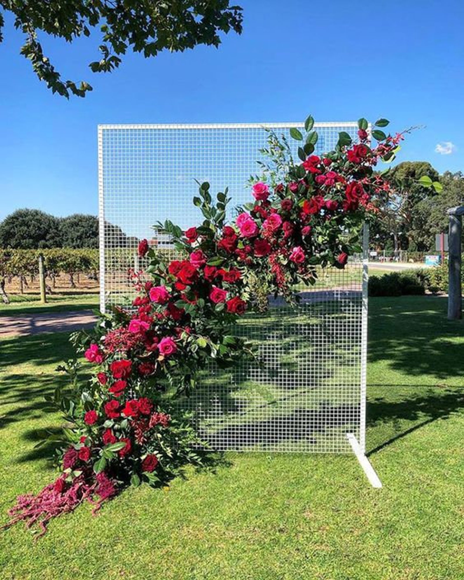 Square Wedding Grid Iron Arch Wedding Arch Ceremony Wedding - Etsy