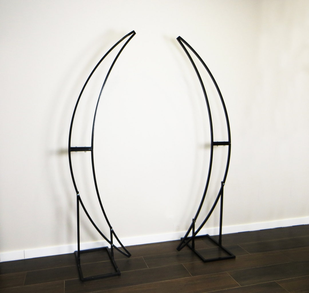Crescent Metal Wedding Arch Stands, Set of 2 Ceremony Decor - Etsy
