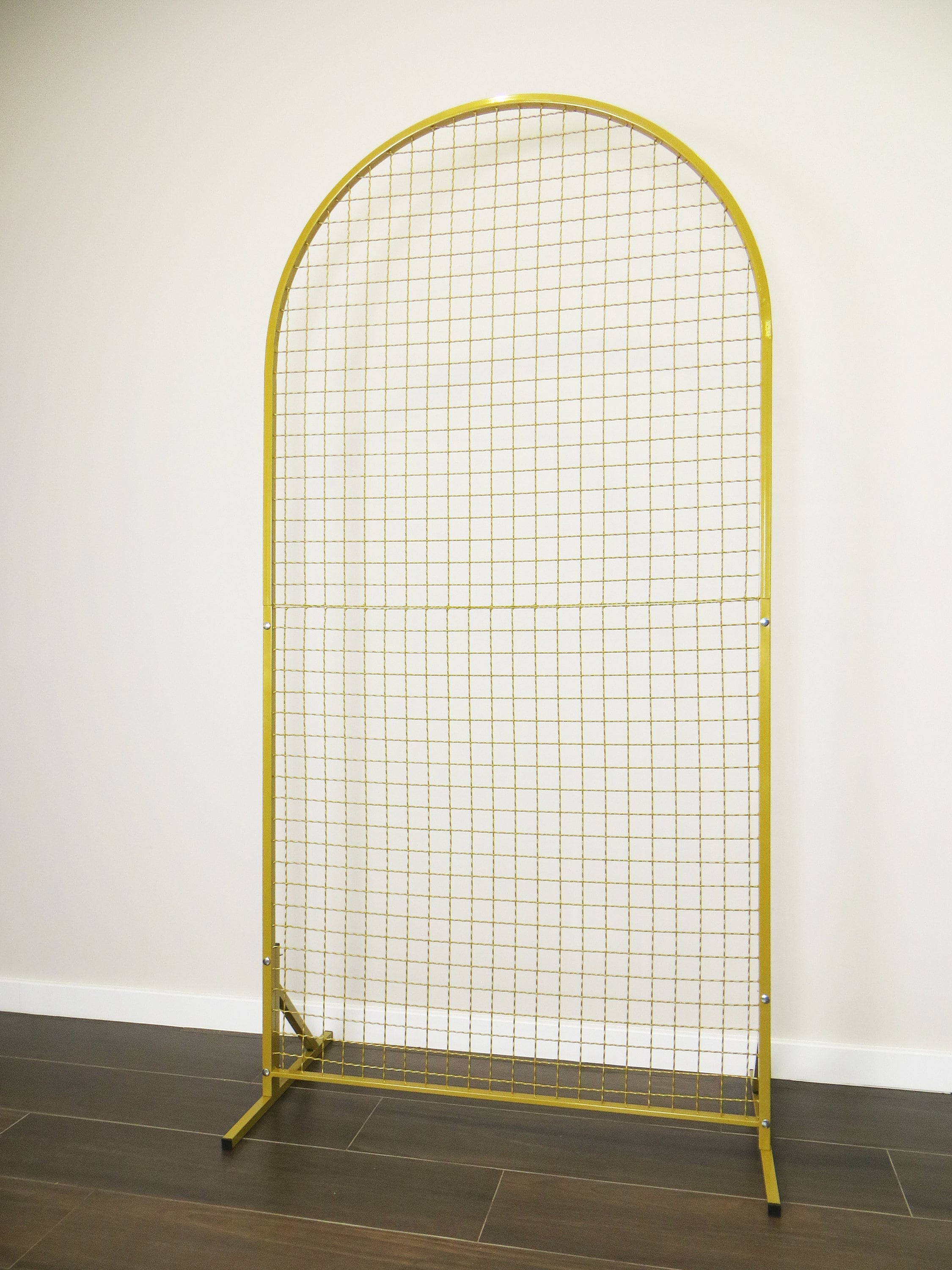 Oval Wedding Arch With Grid, Metal Wedding Arch, Wedding Arch, Ceremony ...