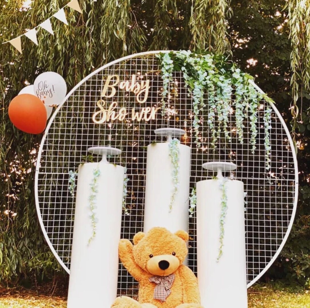 Сircle Wedding Grid Metal Arch Wedding Round Arch Ceremony Wedding Arch ...