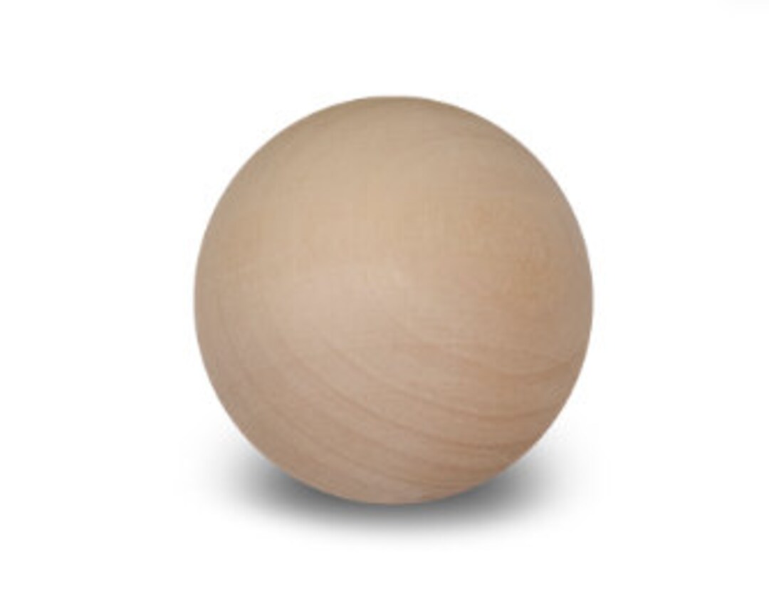 1" Unfinished Solid Wood Balls 25 Pieces Craft Supplies. - Etsy