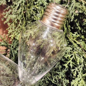 Large Fillable Christmas Bulb - Etsy