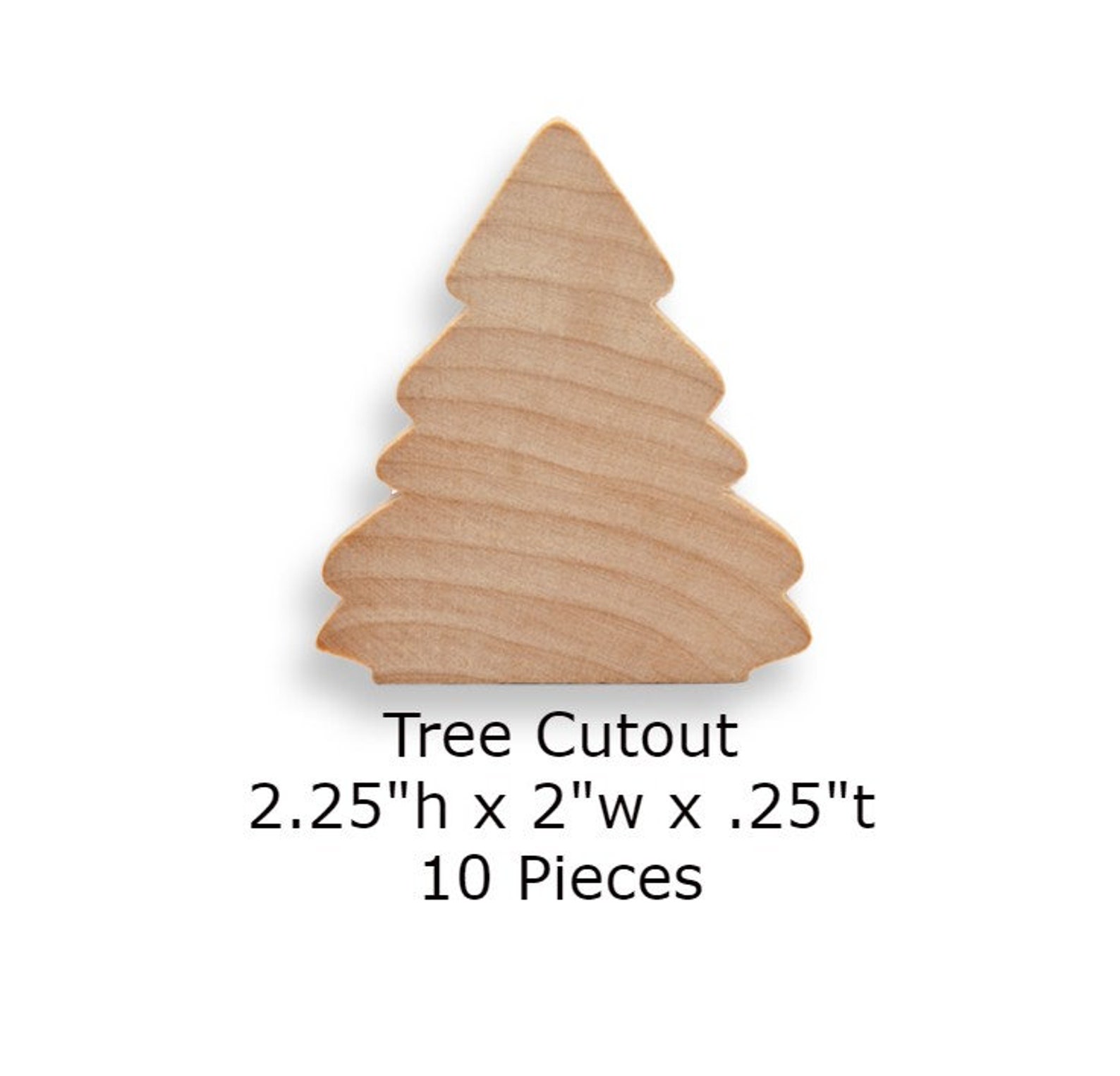 2-1/4 Unfinished Wood Tree Cutouts 8 Pieces / Craft - Etsy UK