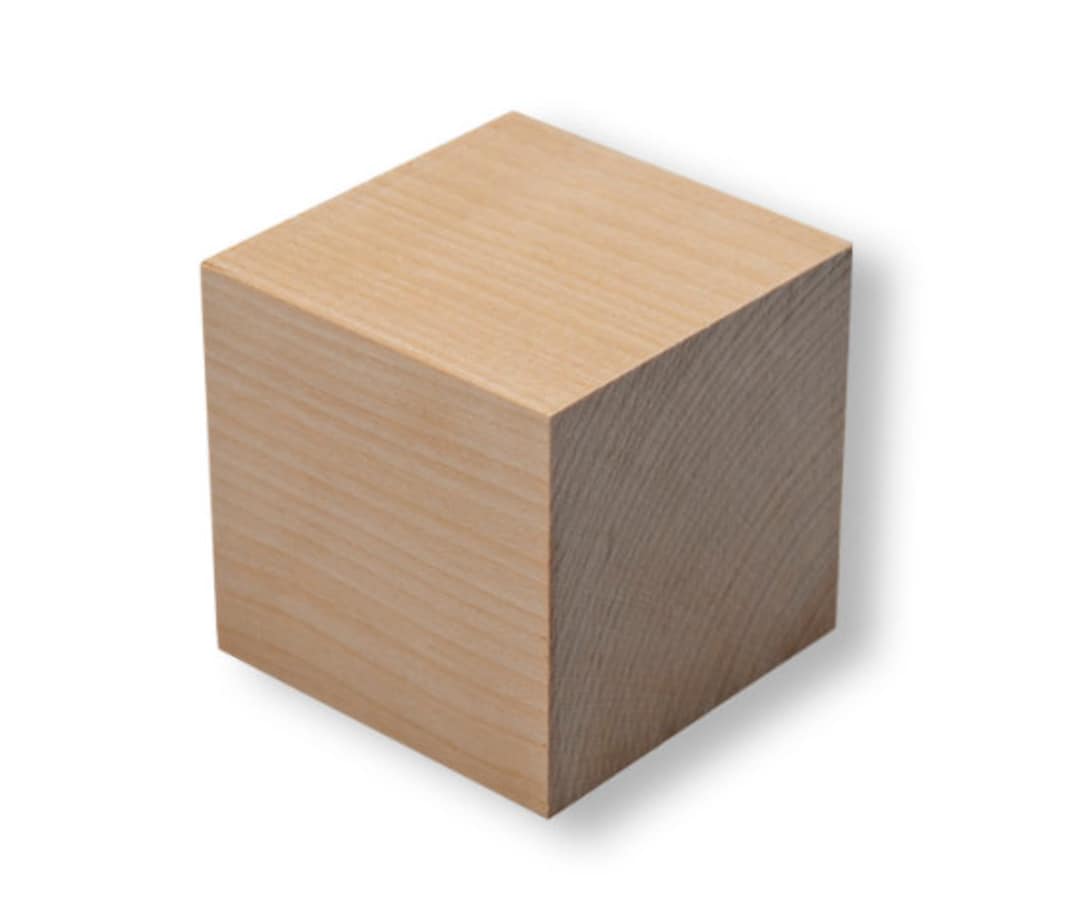 20 (1") Unfinished Wood Square Blocks / Craft Supplies - Etsy