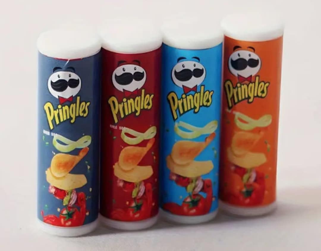 1:12 4 Set of Pringles Cans and Chips Dollhouse Fairy Garden Decor ...