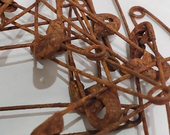 12 Mini Rustic Pumpkin Bells Craft Supplies Halloween Decor Ornament - Etsy