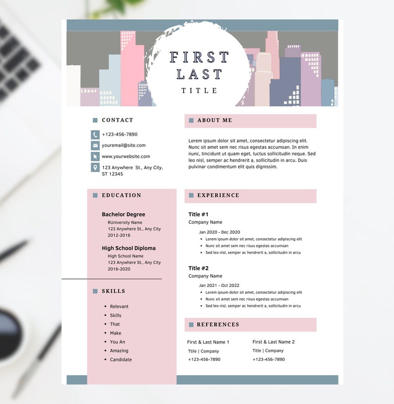 Professional Resume, Creative Resume, Urban Planner Resume, Architect ...