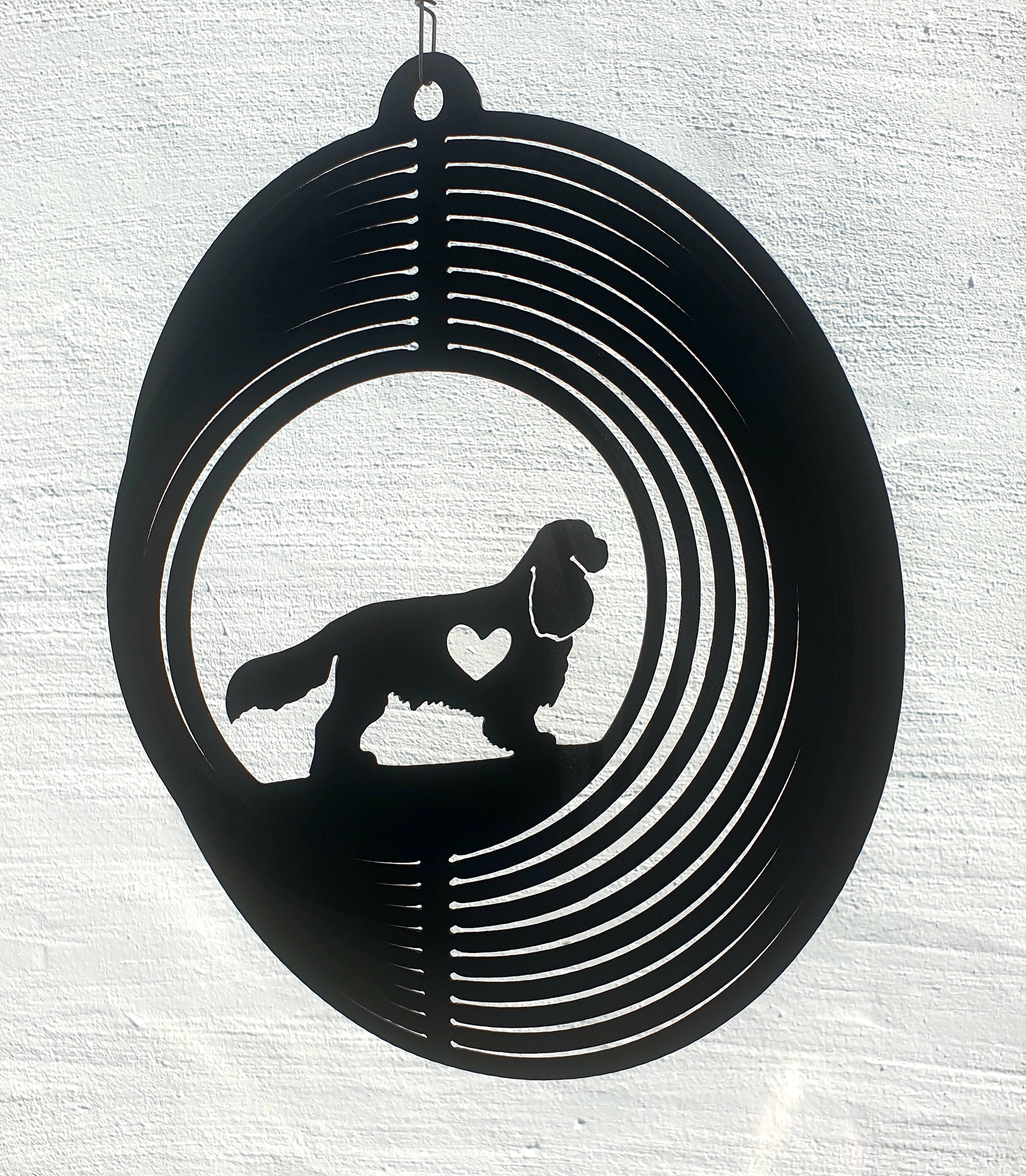 Cavalier King Charles Spaniel Wind Spinner, Steel Garden Ornament - Etsy UK