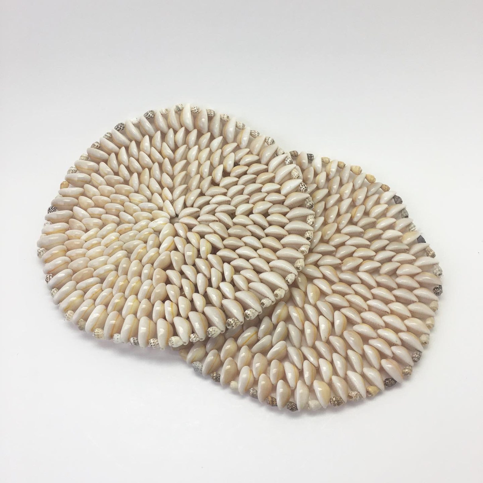Vintage Shell Trivets 1970s Boho Seashell Doily - Etsy