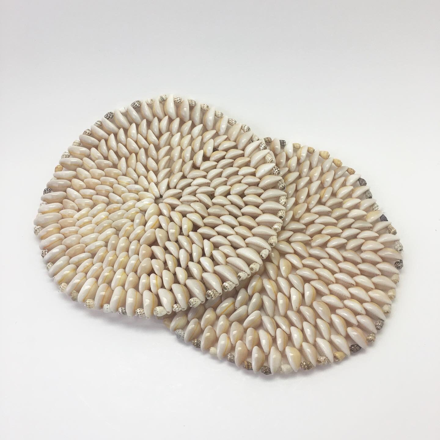 Vintage Shell Trivets 1970s Boho Seashell Doily - Etsy
