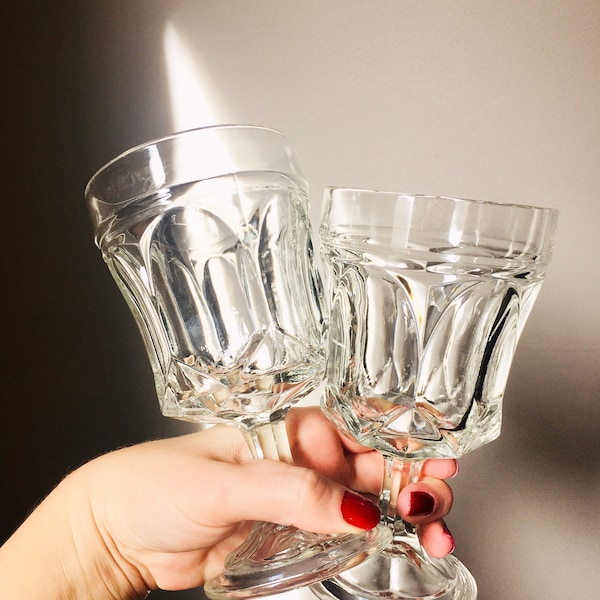 Glass Goblets - Etsy