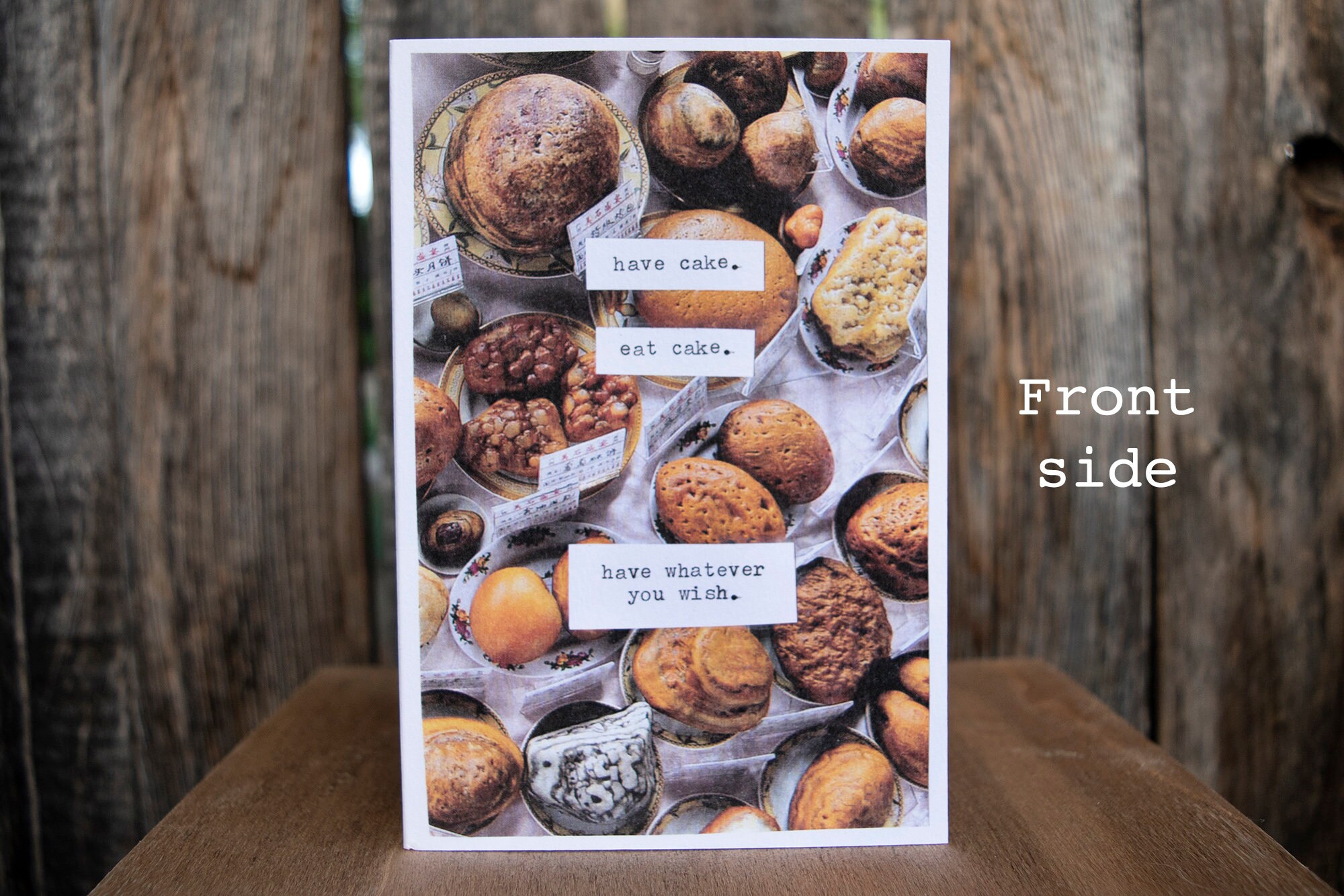 Best Wishes Foodie Card / You Deserve All the Riches / For Pastry ...