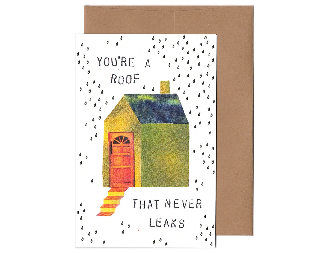 Friendship Art Card Colorful I Love You Card Through Thick & Thin BFF ...