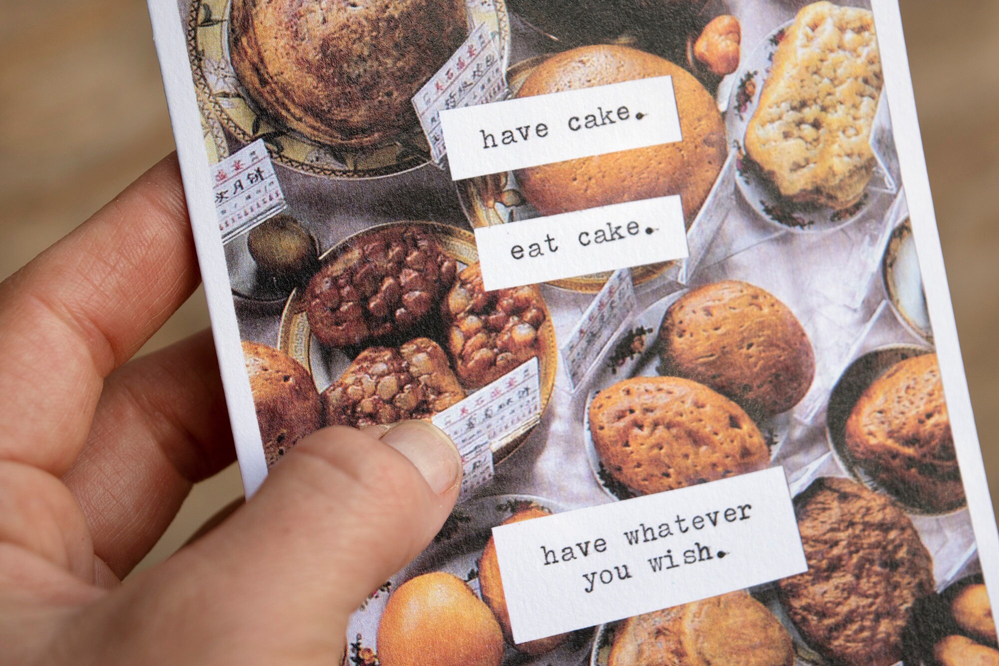 Best Wishes Foodie Card / You Deserve All the Riches / For Pastry ...