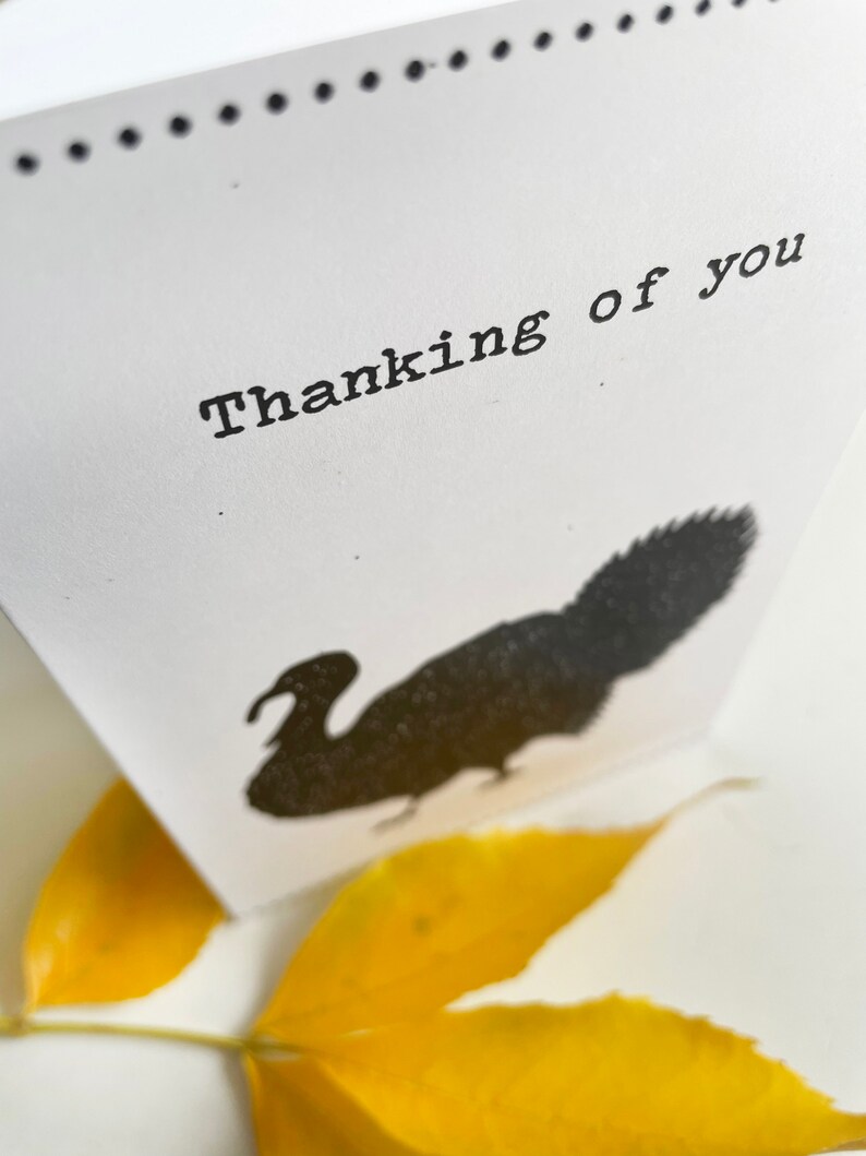 Black & White Thanksgiving Card for Someone Special | Blank Inside ...