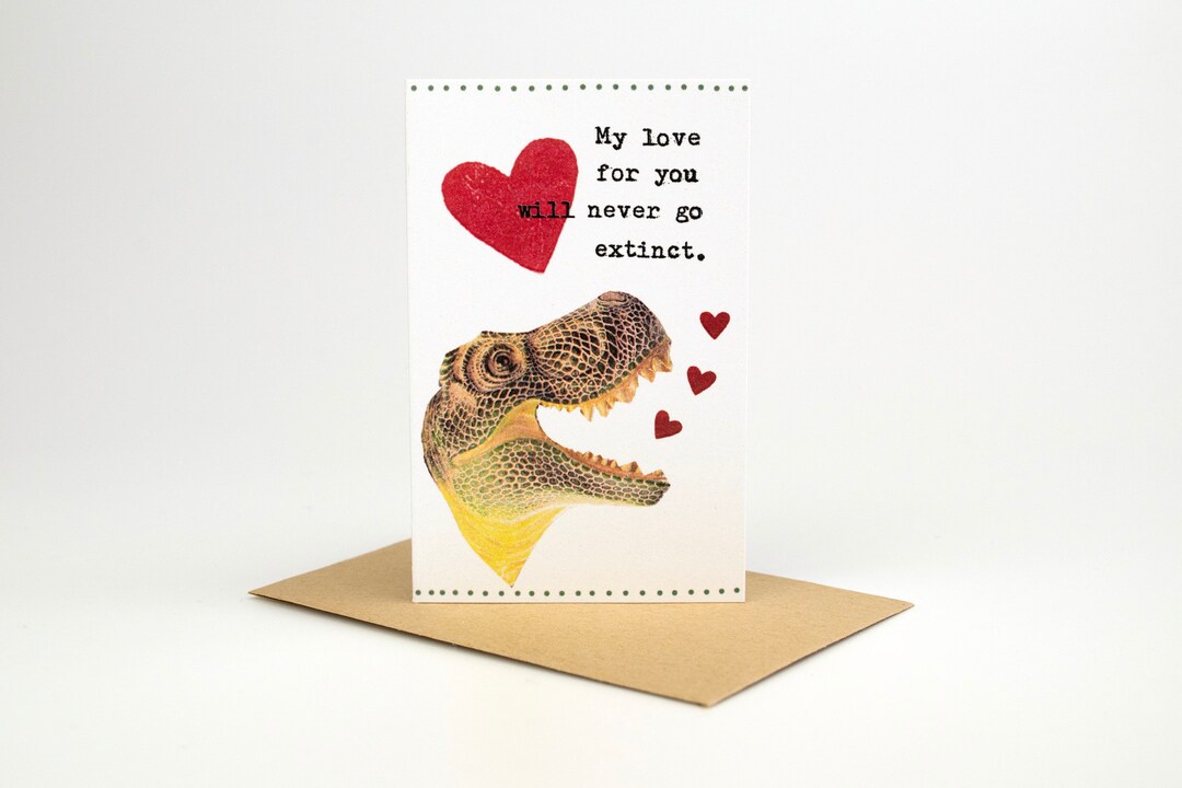 15 T-rex Valentine Cards for Kids | Super Cute Dinosaur Card | Mini ...
